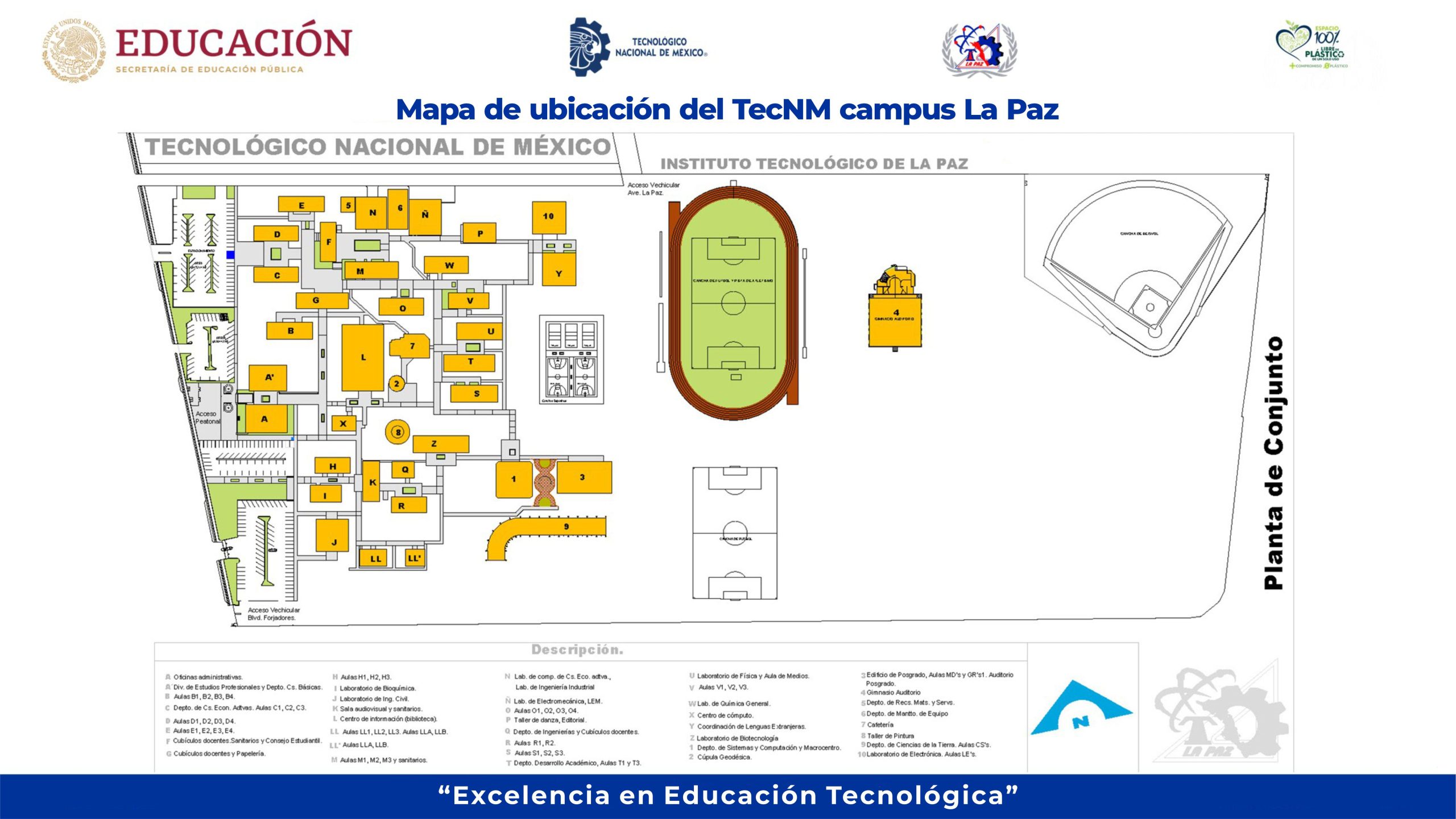 Croquis Instalaciones / Recorrido Virtual | ITLP